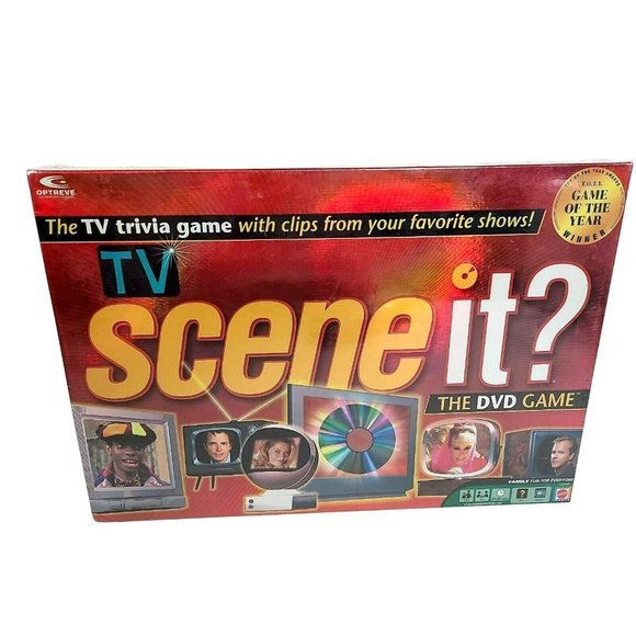 Mattel | Games | 205 Tv Edition Scene It The Dvd Trivia Family Game ...